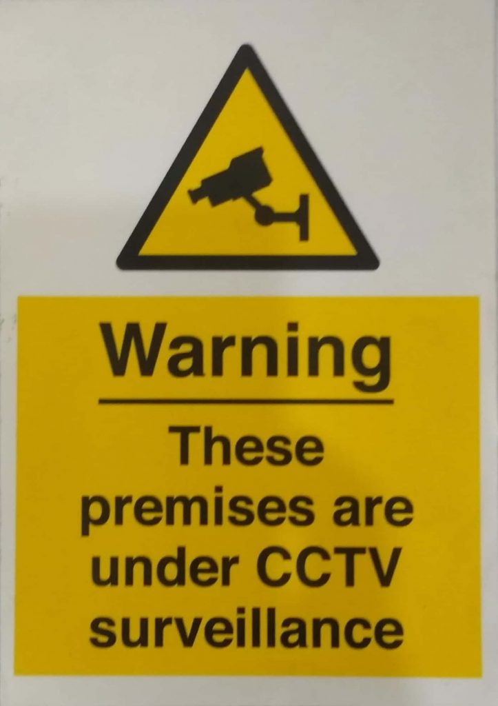 Warning – These Premises are Under CCTV Surveillance – Pioneer Tools ...